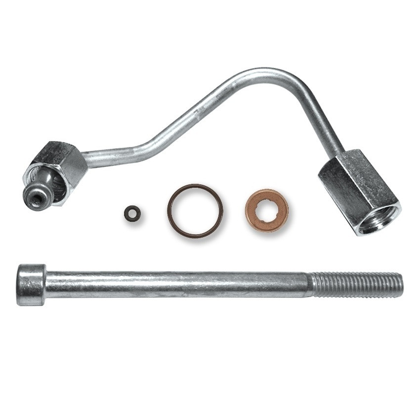 Ford 6.7L PowerStroke Fuel Injector Line with Bolt 2011-2019 - Cyl. 1,2 ...