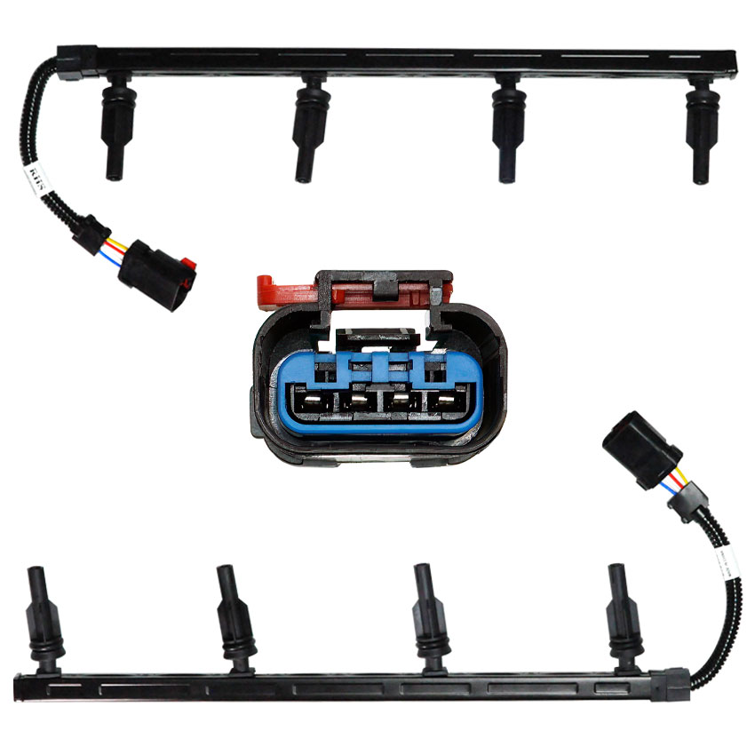 Ford 6.0L PowerStroke Glow Plug Harness Set 2003 - BT-Power WH02956 ...