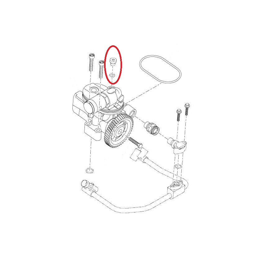 Ford 6.0L PowerStroke High Pressure Oil Pump - HPOP Plug 2003-2010 ...