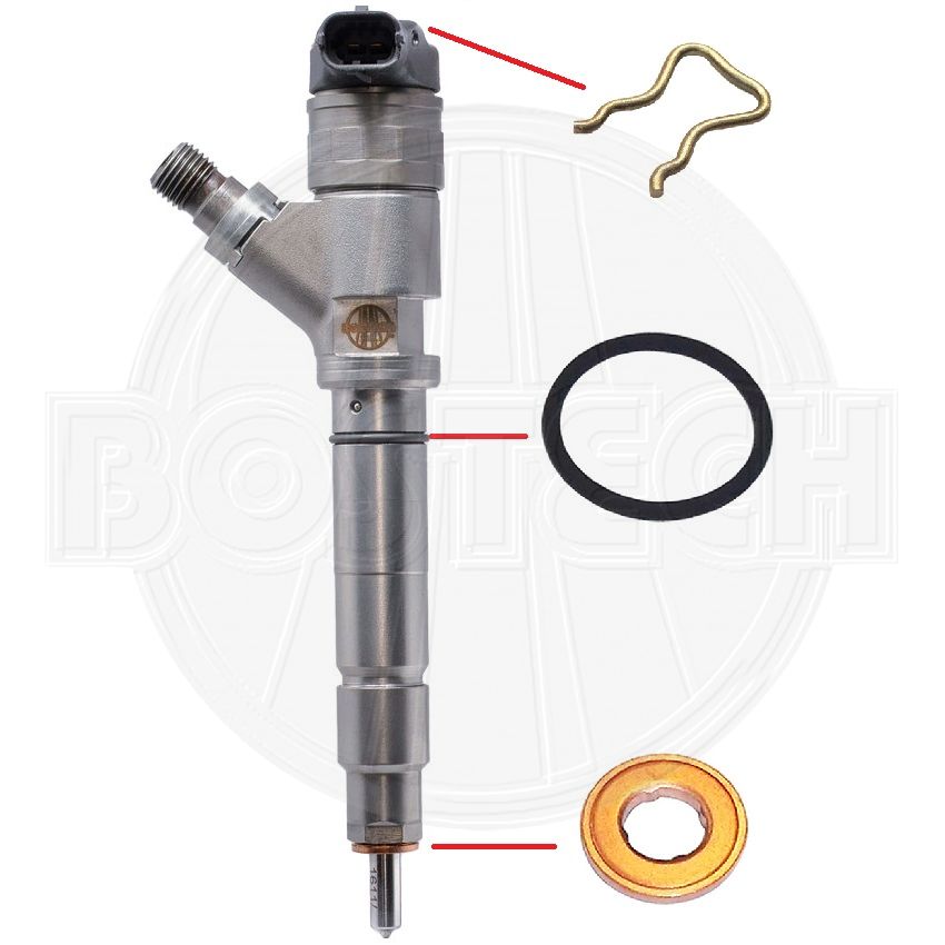 GM 6.6L Duramax Fuel Injector External Seal Kit 2004-2010 - BT-Power ...
