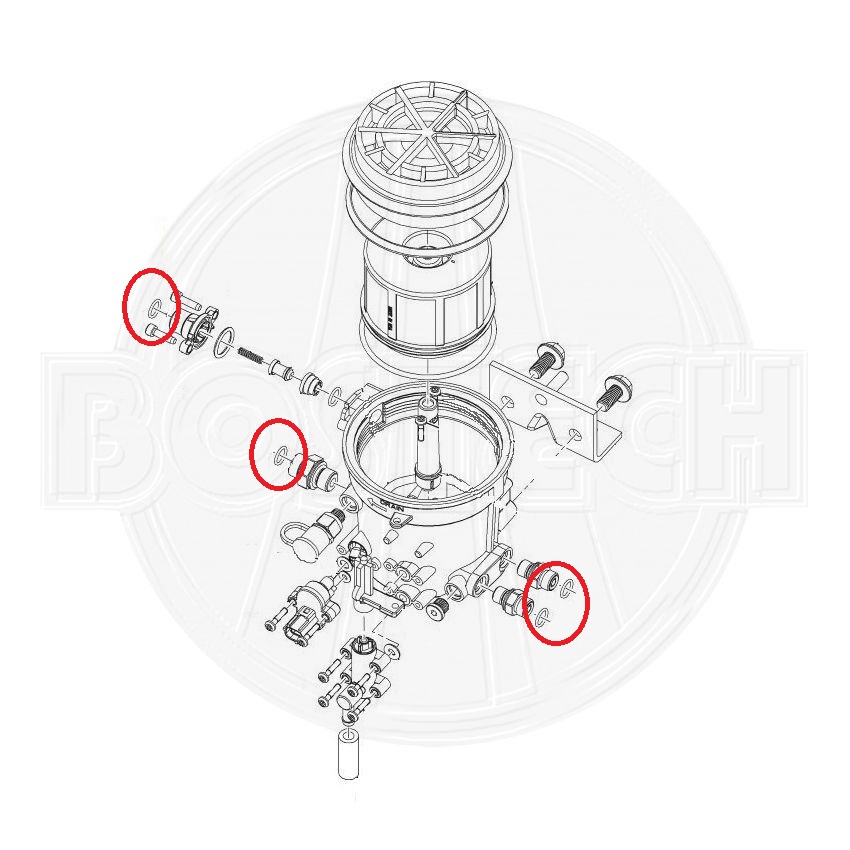 Ford 7.3L Fuel Line Sleeve Seal Kit 1994-2003 - BT-Power BT7002602 ...