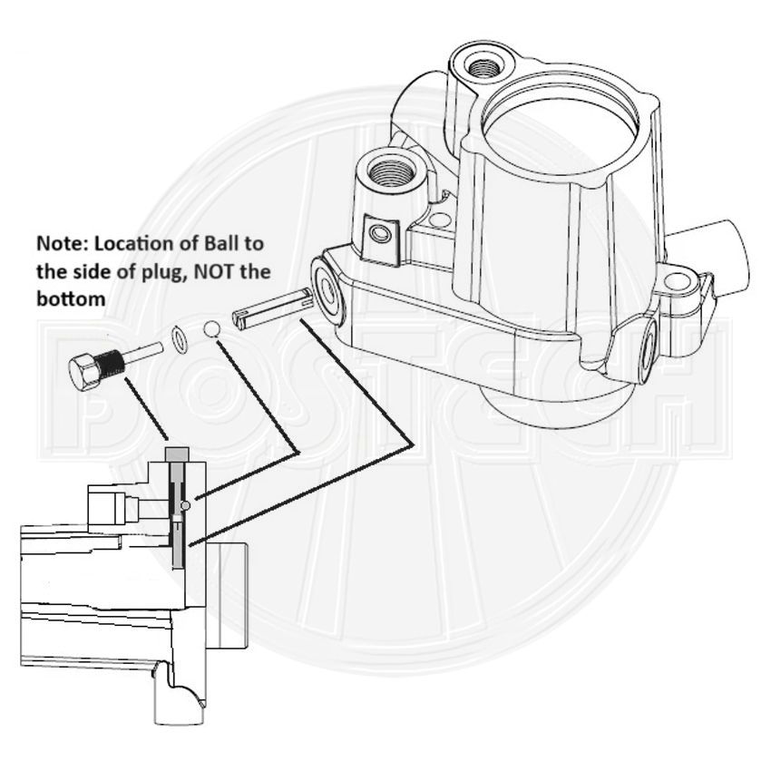 Ford 7.3L High Pressure Oil Pump - HPOP Non-serviceable Plug Kit 1994 ...