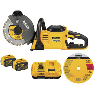 DeWalt DCS692X2 FLEXVOLT 60V MAX BL 9" Cut-Off Saw Kit | Troxten