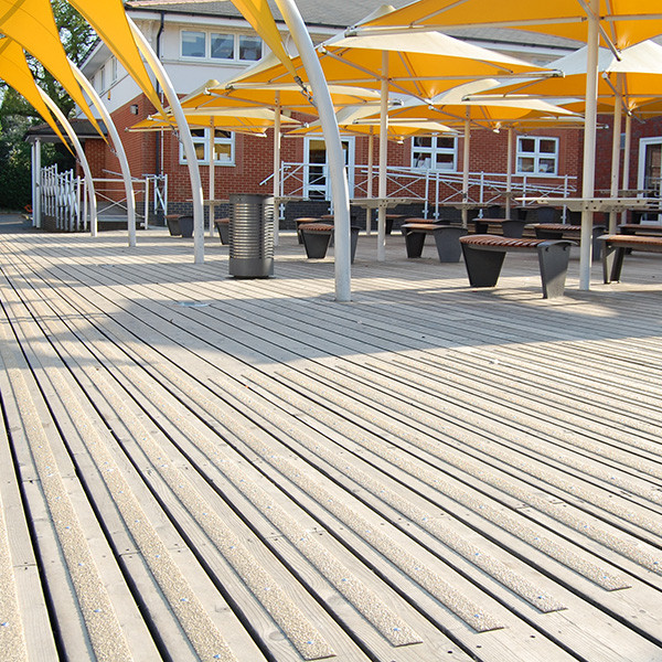Fiberglass Anti-Slip FRP Decking Strips - Watco Floors