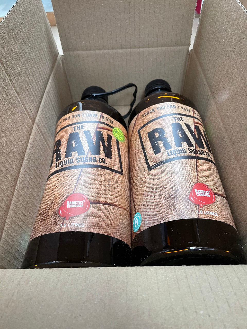 Raw Liquid Sugar 1.5L x 2 bottles. - Soprano Coffee