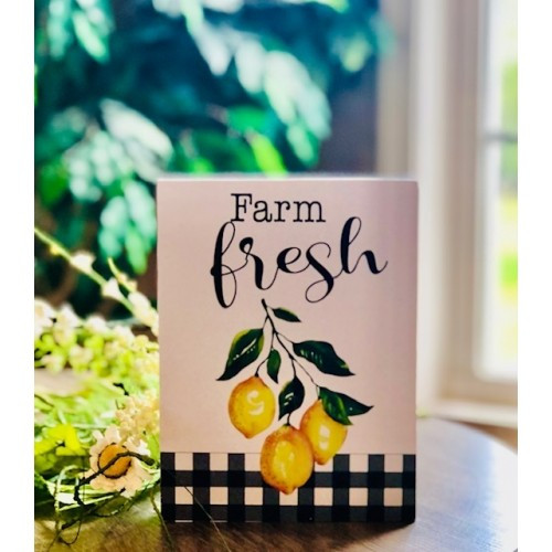 Farm Fresh Lemon Sign