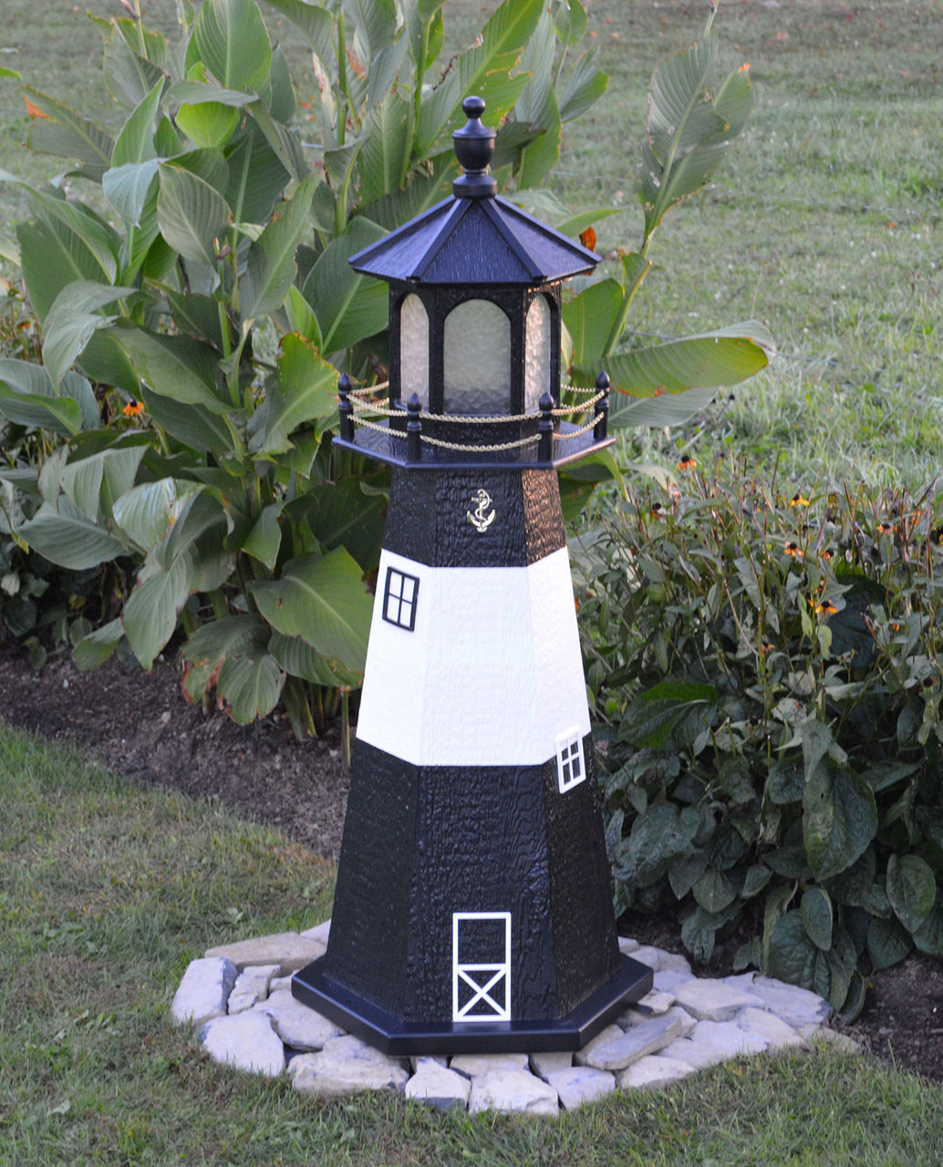 Amish Made - Tybee Island Model - Wood Garden Lighthouses