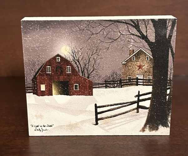 A Light In The Stable Block Sign - Billy Jacobs