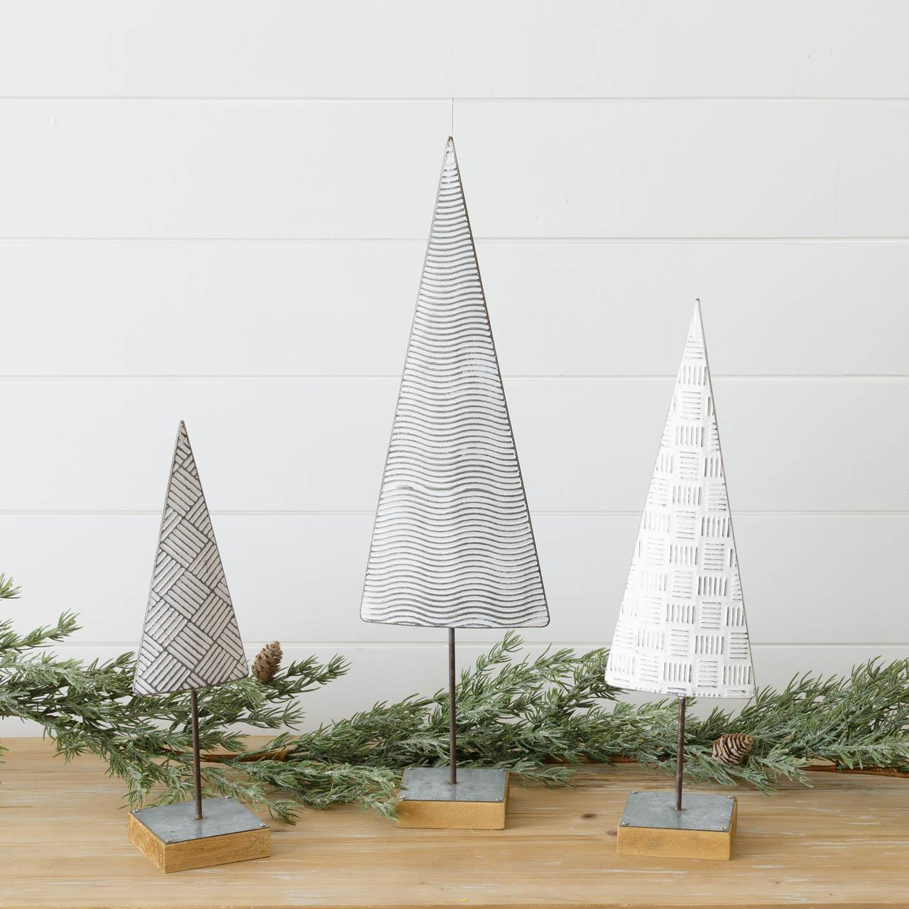 Abstract Metal Trees - Set Of Three