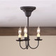 Irvins Tinware - 3 Arm Primitive Ceiling Light - Primitive Lighting