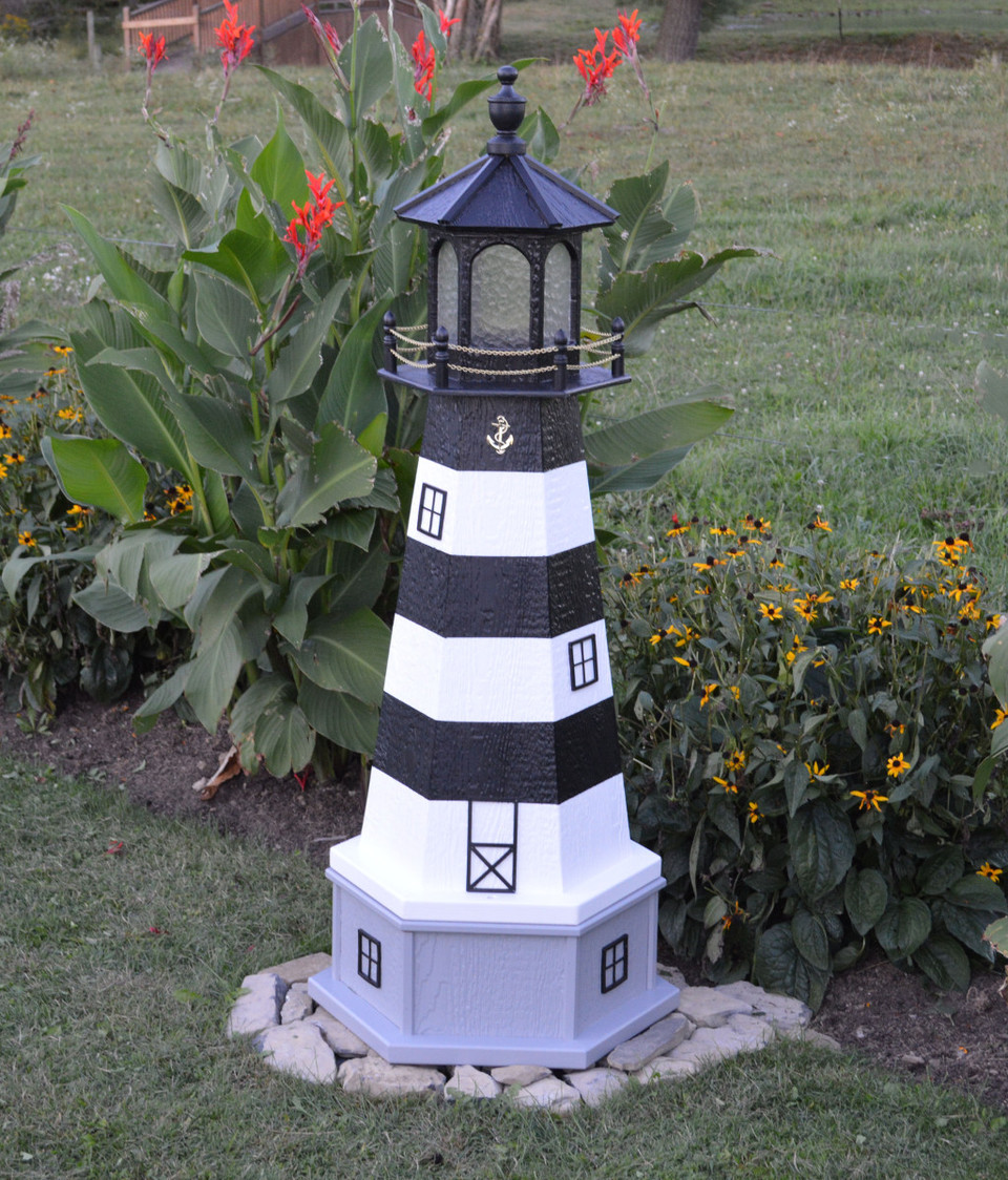 Amish Made in USA – Best Garden Lighthouses - Wood & Poly