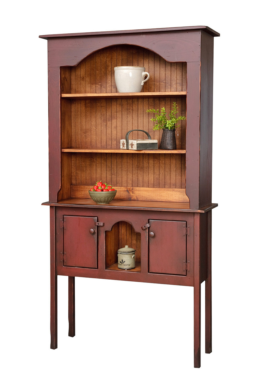 Amish Handcrafted - Colonial Homestead Hutch - Vintage Creations By Sam