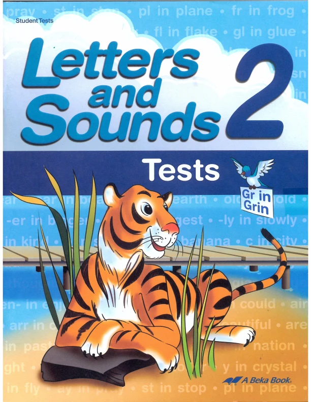 Letters and Sounds 2 Test Book - Bethel Superstore