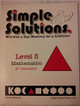 Simple Solutions Level 4 Mathematics - Bethel Superstore