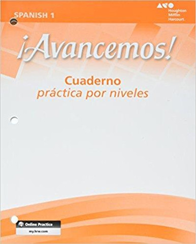 Avancemos: Cuaderno, Practica por niveles, Student Edition, Level 1 ...