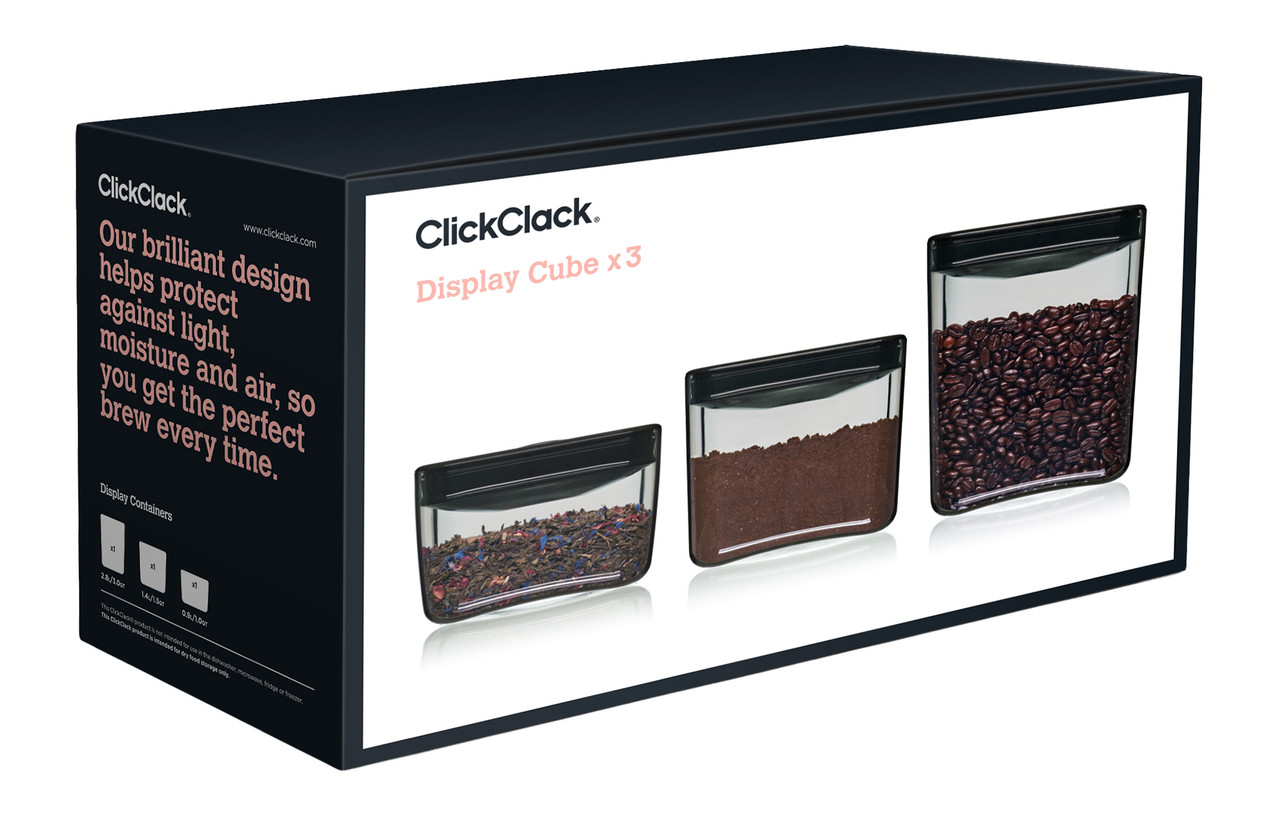 ClickClack Display Cube Set Of 3