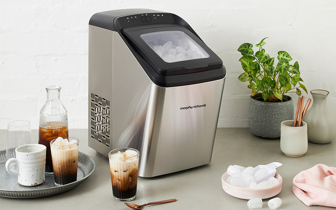 Morphy Richards MRICE15SS Ice Maker with 1.8kg Storage & Touch Controls