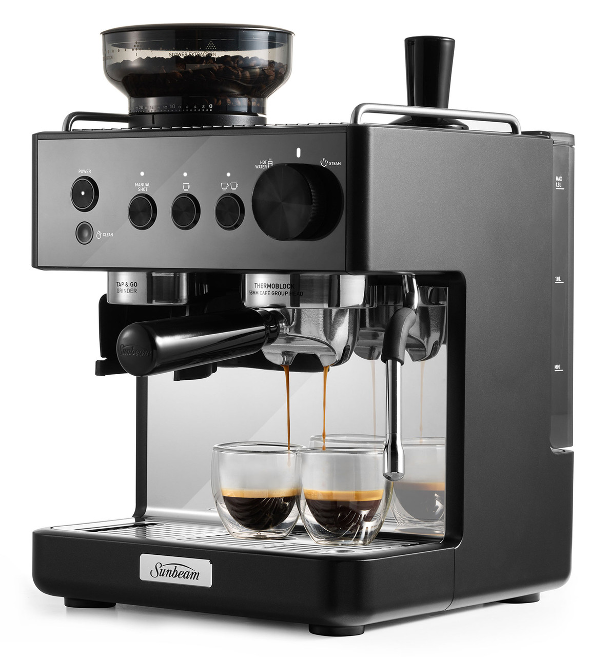 Sunbeam Origins Classic Espresso Machine Black EMM5500BK