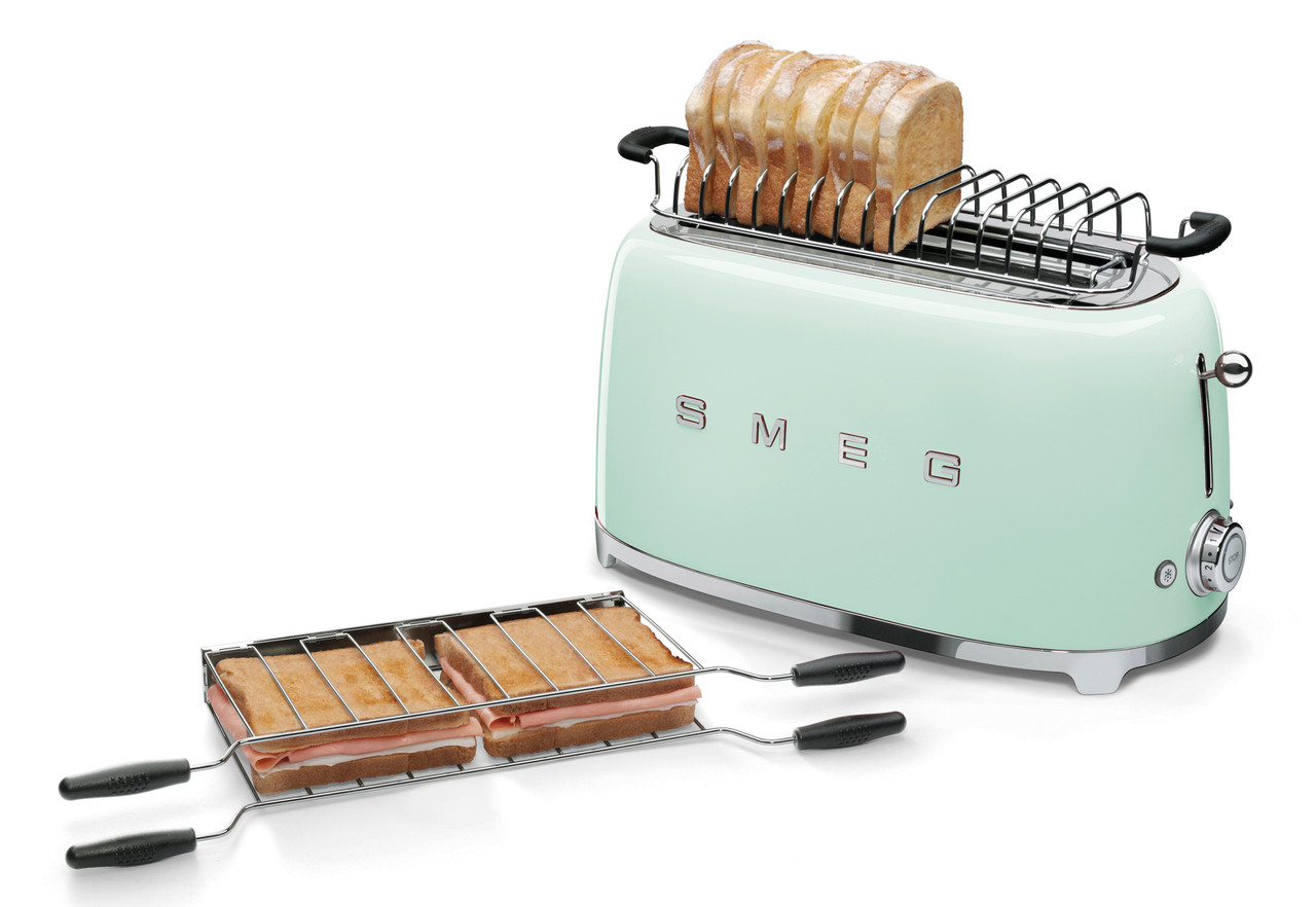 Smeg TSF02PGAU 50’s Style 4 Slice Toaster Cream