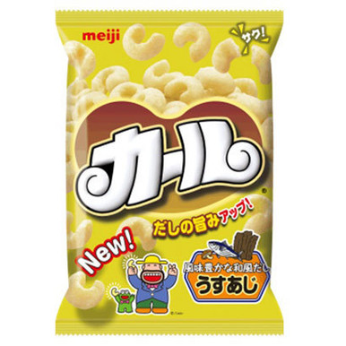 Meiji Karl Corn Puffs Snack light Japanese flavor 68 g