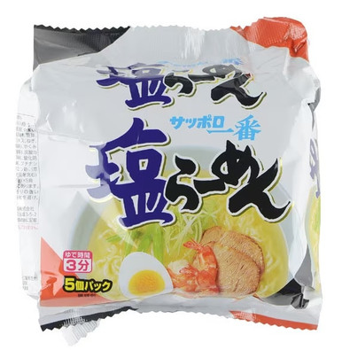 6 servings x Sapporo Ichiban Shio Ramen 5 packs