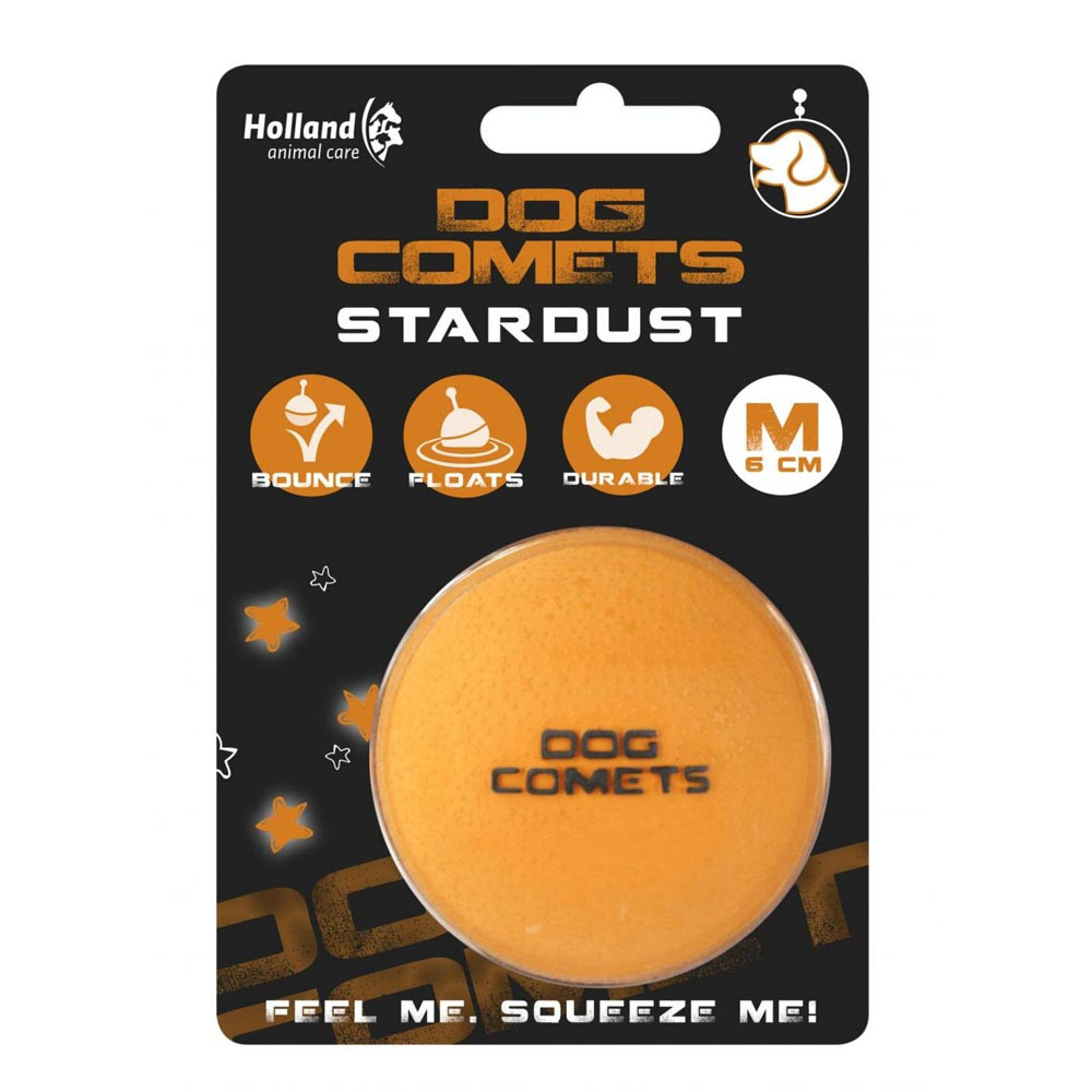Dog Comets Ball Stardust Dog Toy - Orange - Pet Food Depot