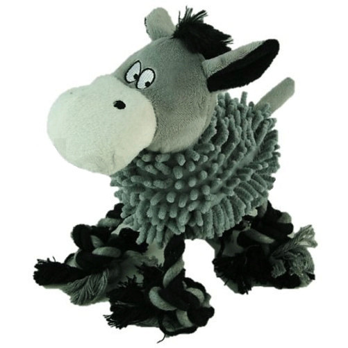 Farmyard Buddies Noodle Donkey Dog Toy - Pet Food Depot