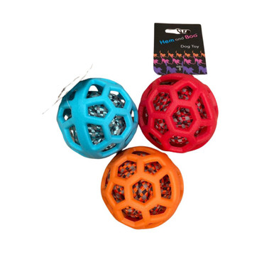 Hem and Boo TPR Holey Ball Dog Toy - Pet Food Depot