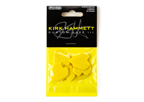 Guitar Picks - Kirk Hammett - Yellow glitter