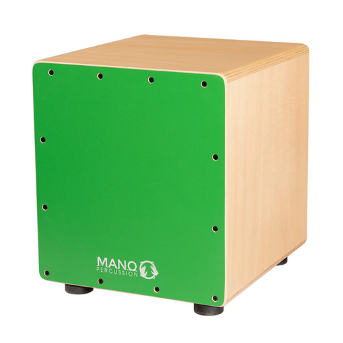 Cajon - Mini Wooden - Green - Music Accessories Store