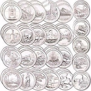 America the Beautiful Quarter Coin Set 2010 - 2021 National Park ...