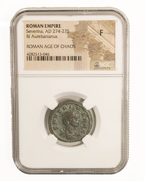 Roman AE Ulpia Severina (AD270-275) NGC - US State Quarters