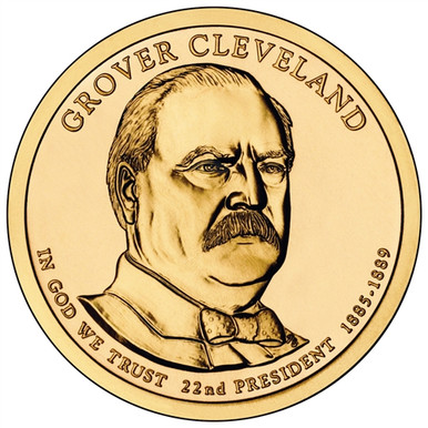 2012-P Grover Cleveland 1st Term Presidential One Dollar Coin