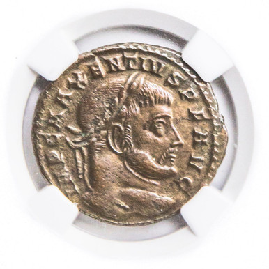 Roman AE of Maxentius (AD 306-312) NGC - US State Quarters