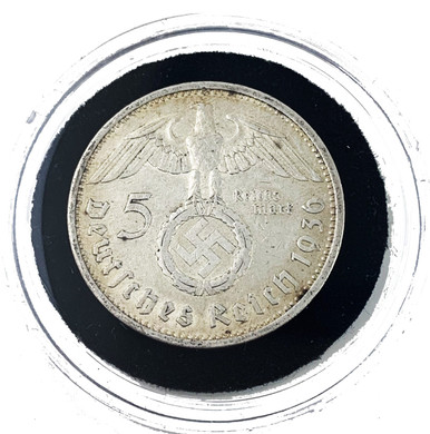 Adolph Hitler: Silver 5 Reichsmark Box (black box) - US State Quarters