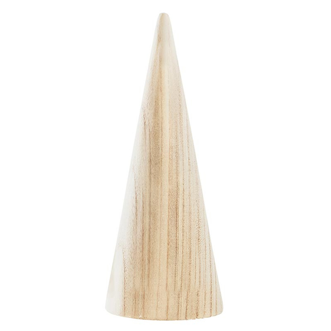 Natural Wood Cone Tree - Large