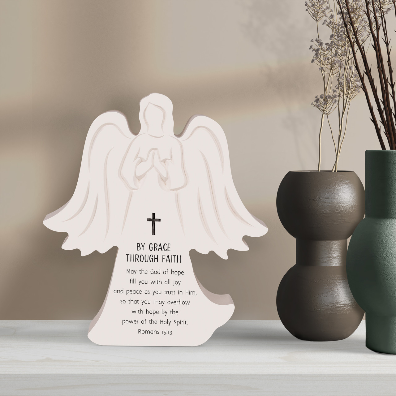 Angel Blessing Collection Carved Angel - By Grace Through Faith ...