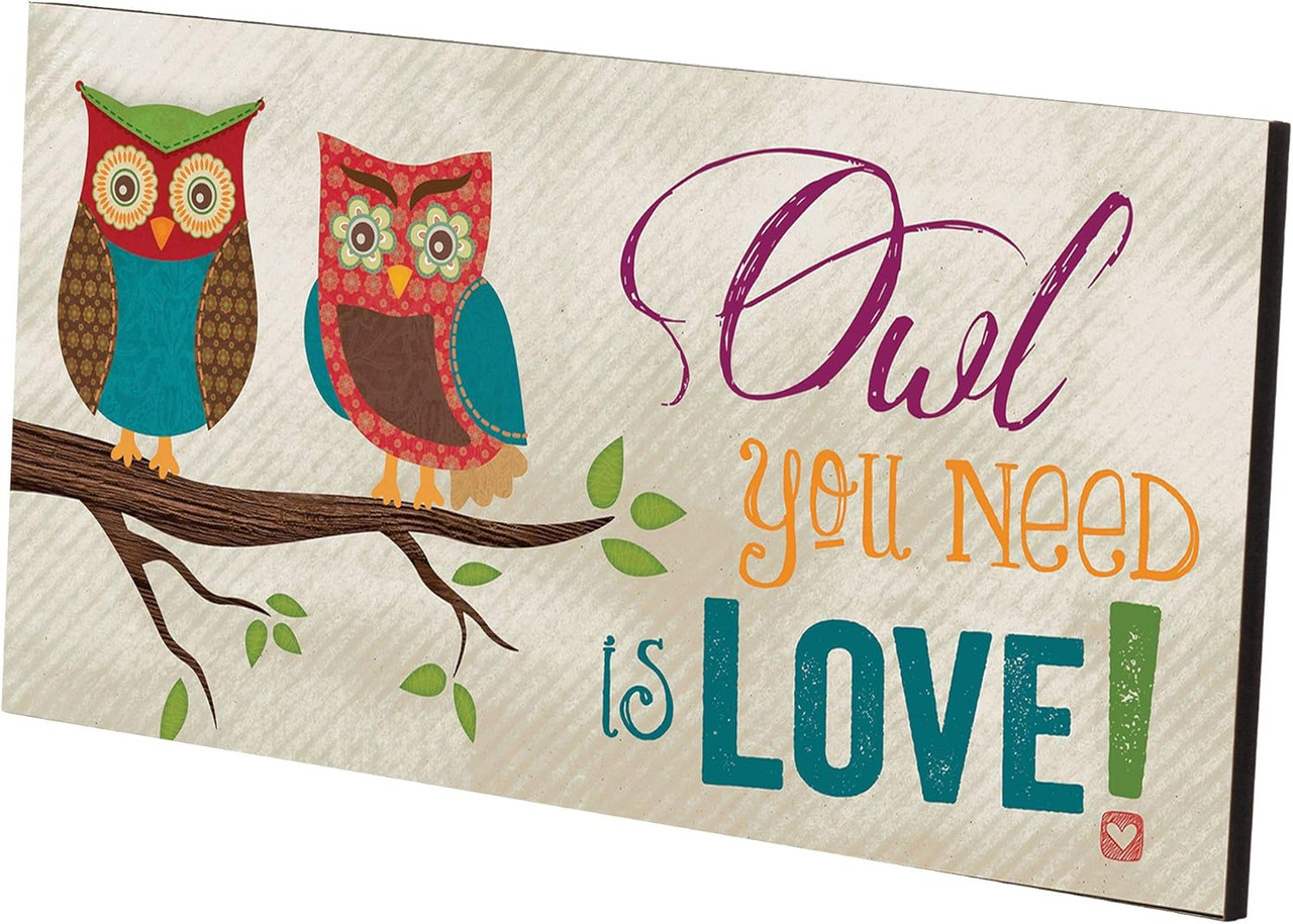 Hanging Sign - Owl You Need Is Love - [Wholesale]Faithworks