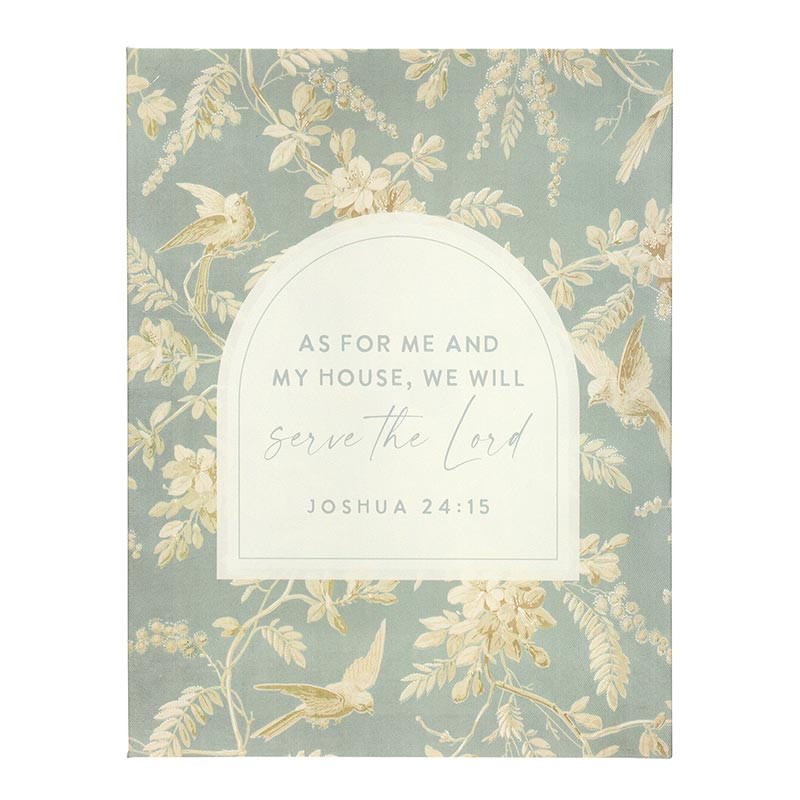 Where We Begin Canvas - As For Me And My House - [Wholesale]Faithworks
