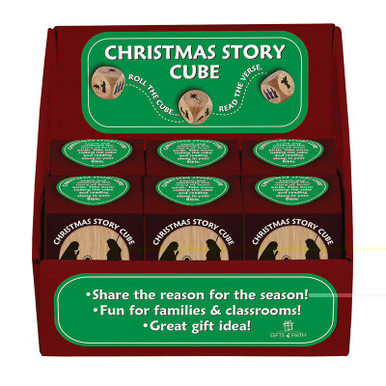 Christmas Story Cube Display - 12 Pcs - [Wholesale]Faithworks