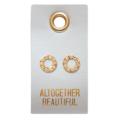 Stud Earrings - Altogether Beautiful - Circle - [Wholesale]Faithworks