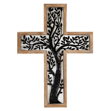 Metal Tree Cross - [Wholesale]Faithworks