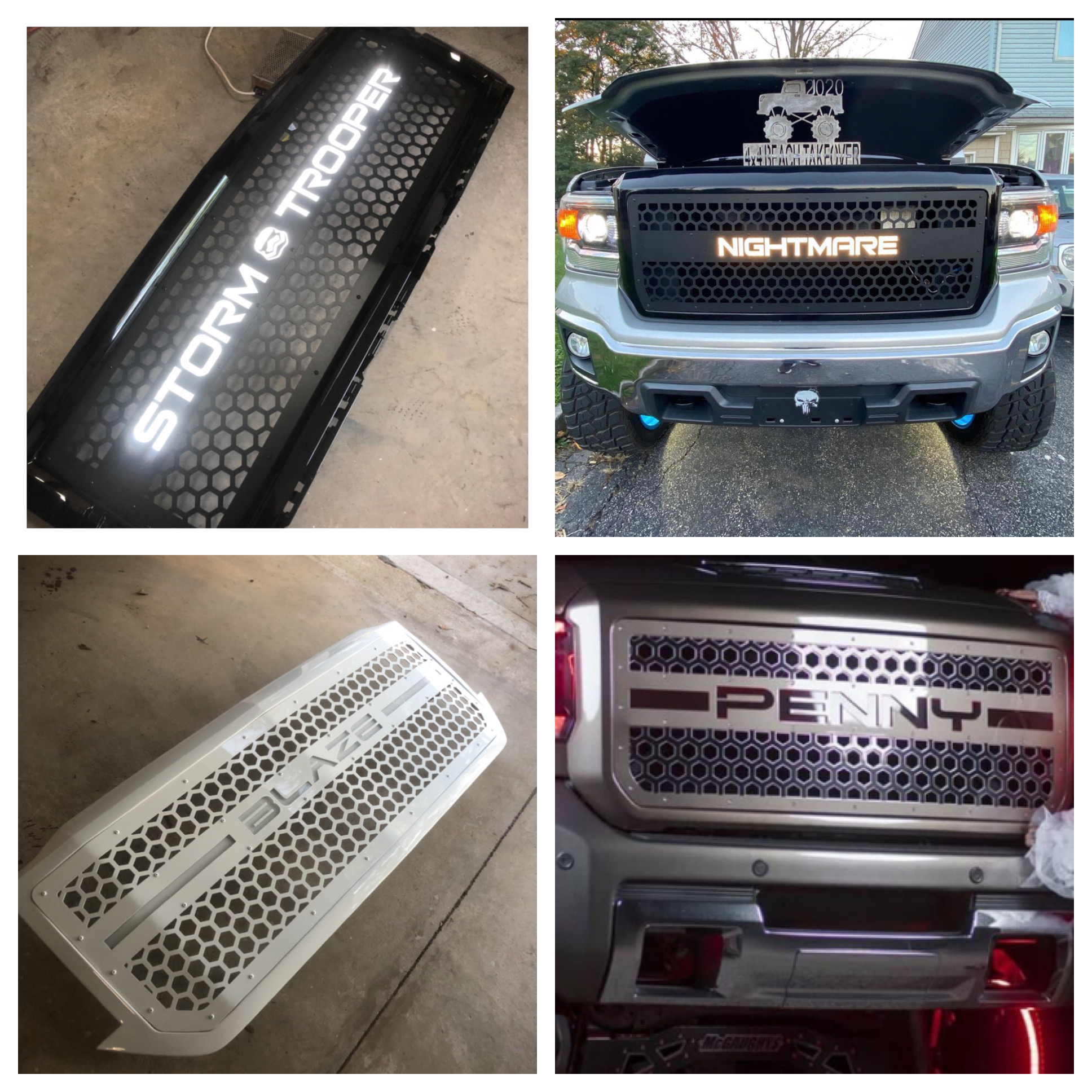 Resources - Mesh Cutout Patterns - Cutting Edge Offroad