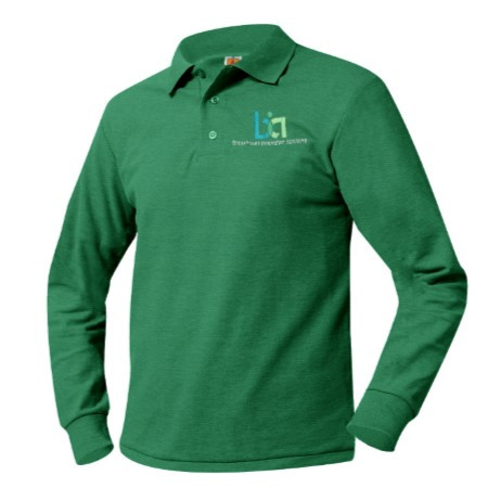 Long Sleeve unisex Pique Polo_BIA - Educational Outfitters - Atlanta