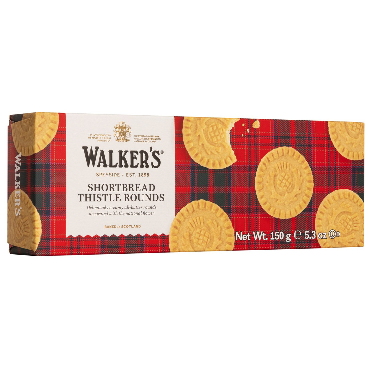 Walker's Thistle Shortbread Rounds Box | Walker's Shortbread