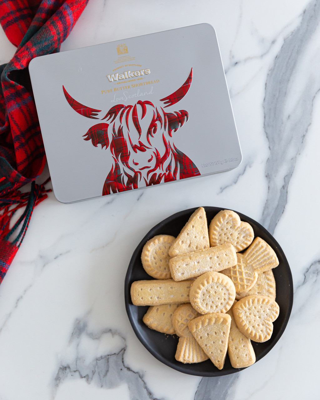 Highland Coo Icon Walker's Shortbread Tin | Highland Cow Biscuit Tin ...