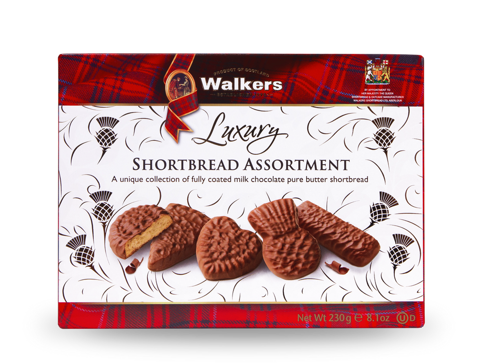 Walker's Chocolate Shortbread Assorted Shapes
