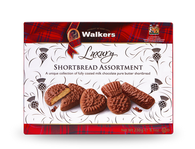 Walker's Chocolate Shortbread Assorted Shapes