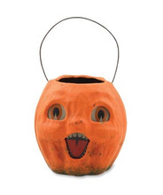 Small Vintage-Style Pumpkin Bucket - Cowboy Creek Gifts