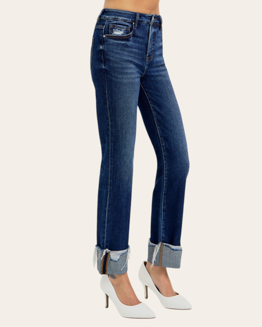 Piper High Rise Straight Jeans